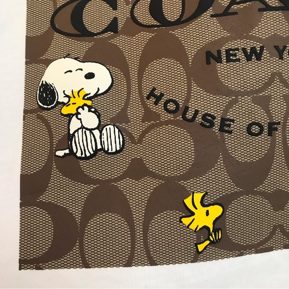 Coach | Tops | Coach X Peanuts Signature Snoopy T Shirt | Poshmark